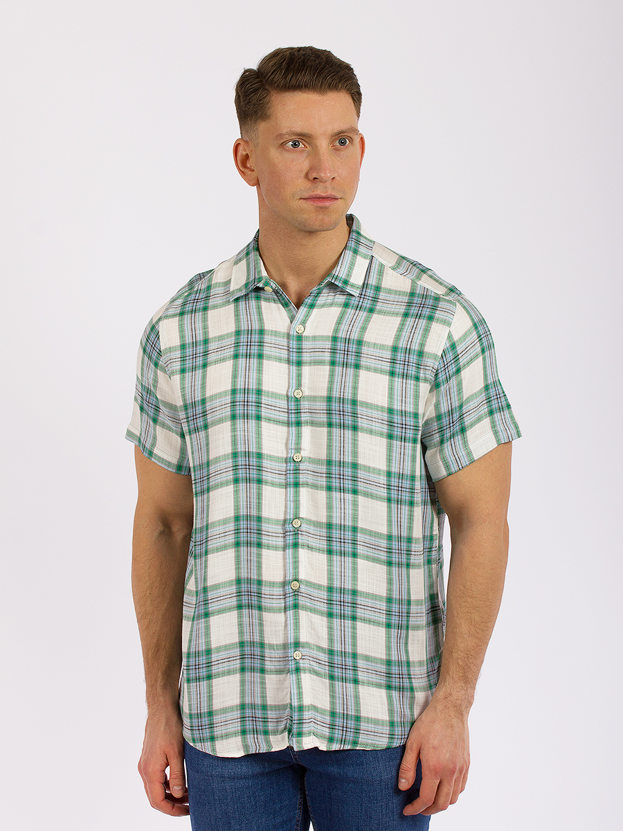 Рубашка мужская DAIROS GD81100467 зеленая L
