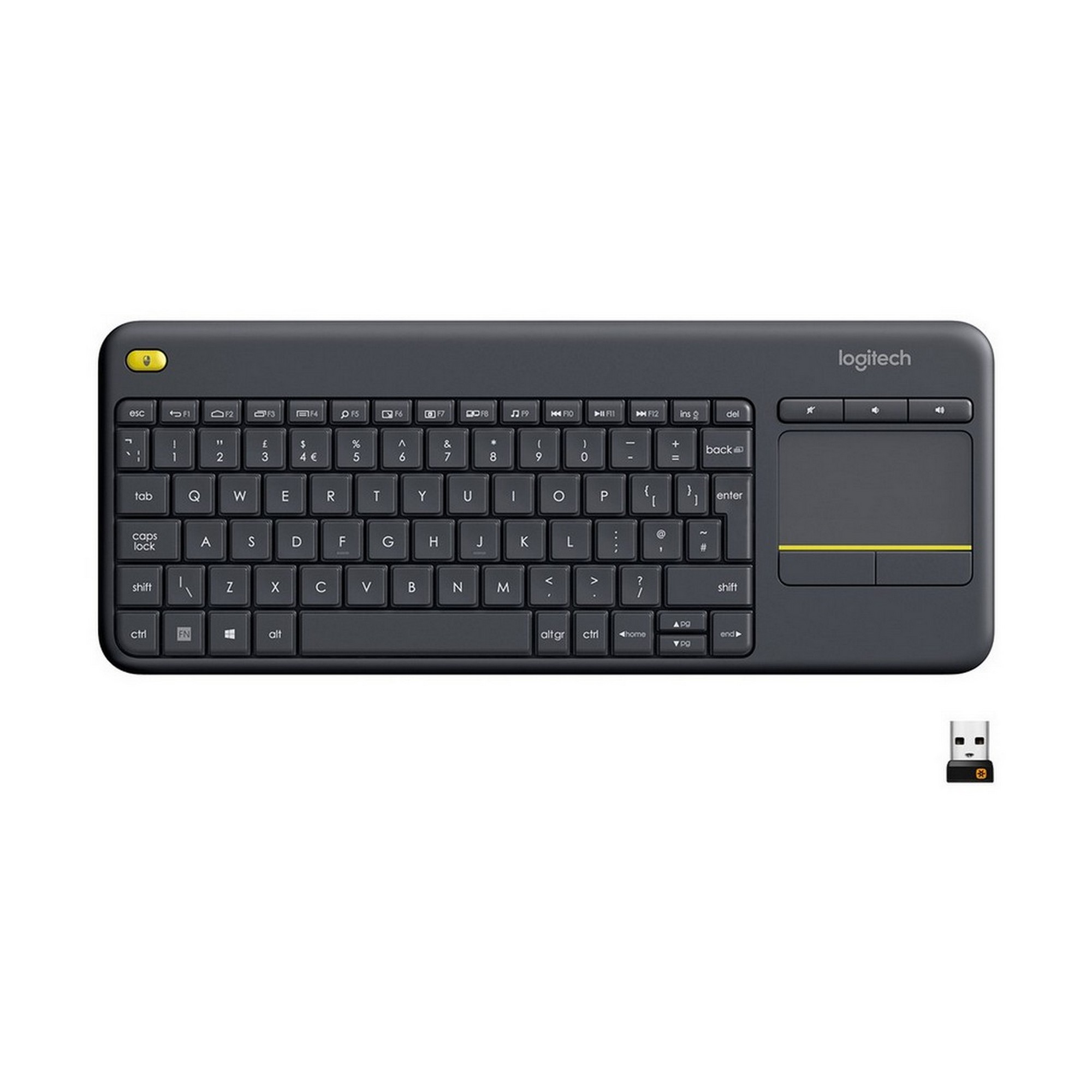 Беспроводная клавиатура Logitech K400 Plus Black (920-007147)