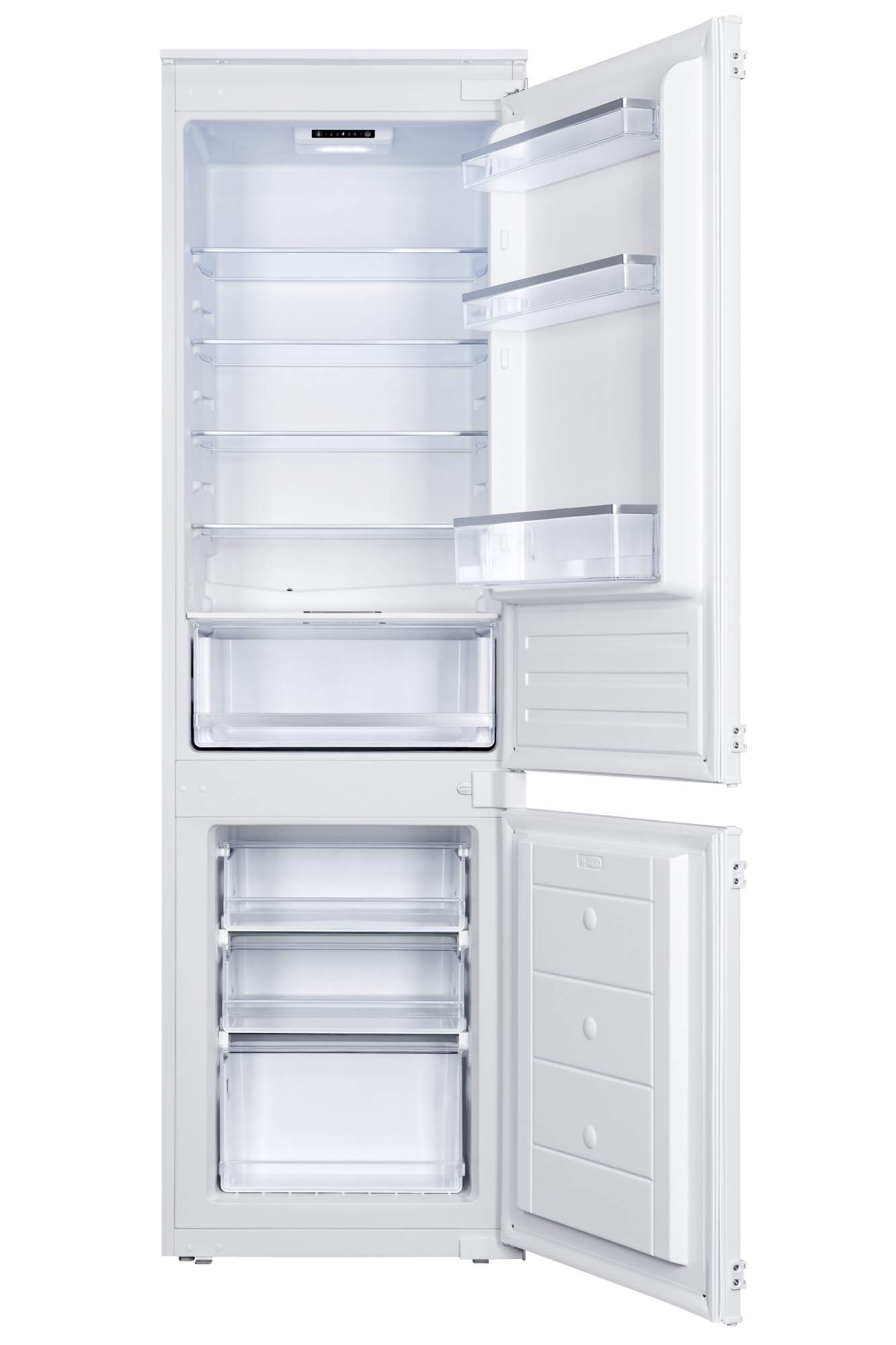 Встраиваемый холодильник Meferi MBR177 LOW FROST LIGHT белый