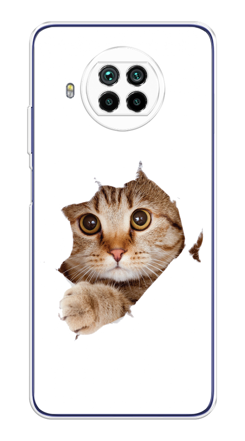 Чехол на Xiaomi Mi 10T Lite "Кот и бумага"