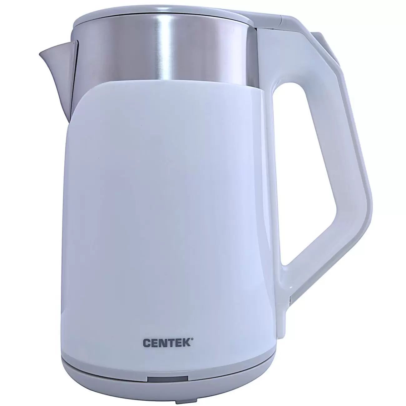 Чайник электрический Centek CT-0023 2 л белый, серебристый