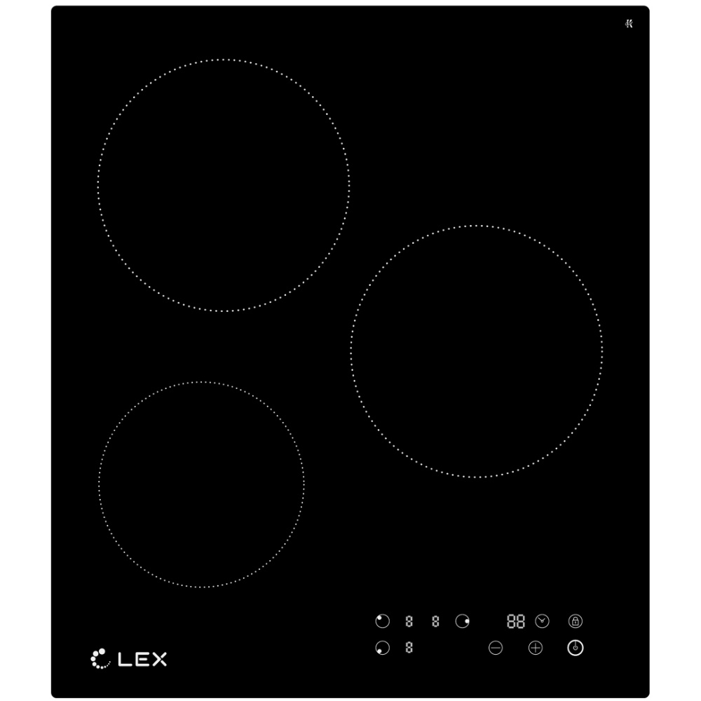 Встраиваемая варочная панель электрическая LEX EVH 430 BL черный