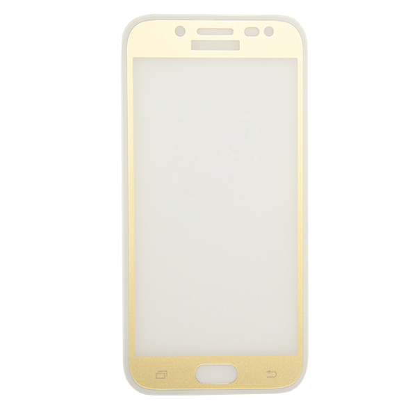 Защитное стекло для Samsung SM-J530F (Galaxy J5 2017) (3D/полная наклейка) <золото>