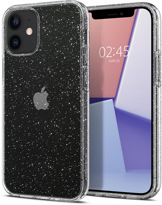 Чехол Spigen Liquid Crystal Glitter (ACS01741) для iPhone 12 mini (Clear)