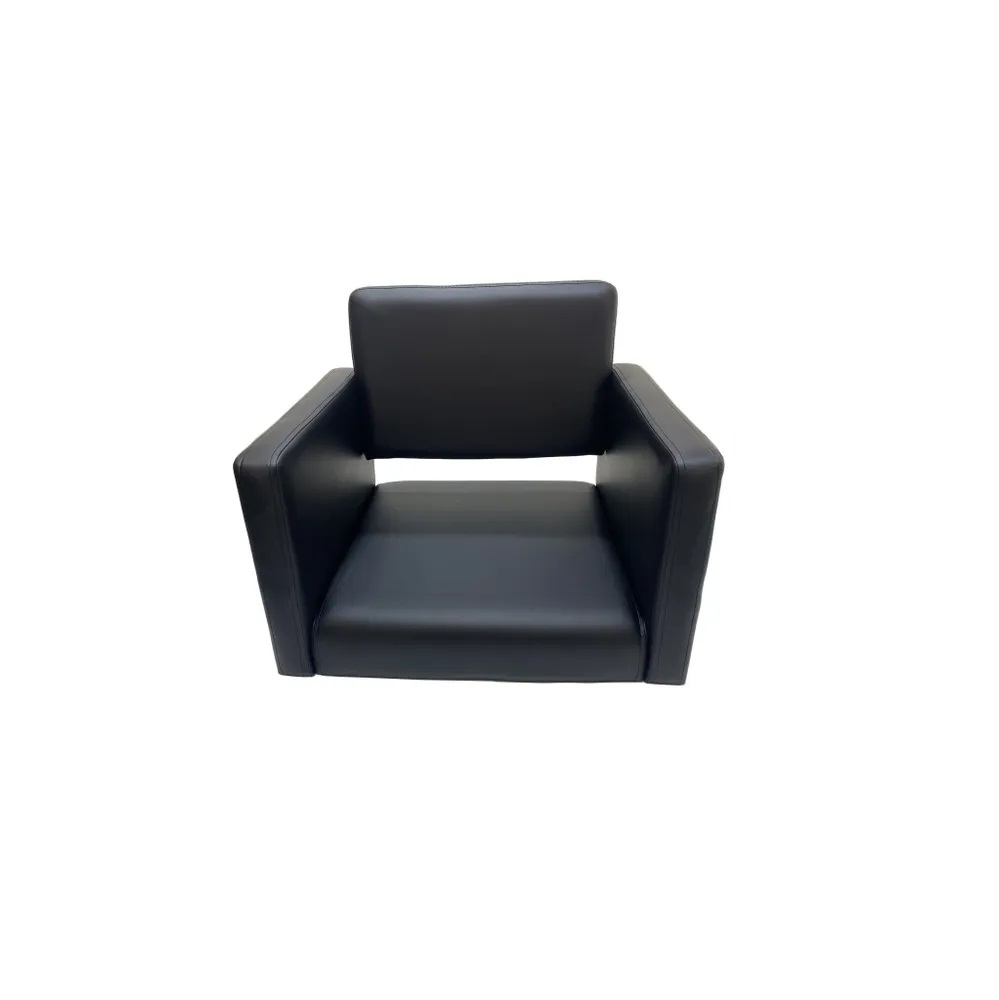Парикмахерское кресло Nice Mebel Кубик II, черный, без основания, без площадки