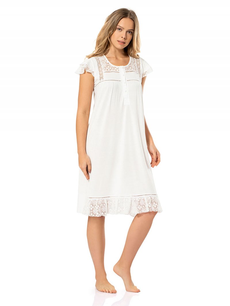 Ночная сорочка женская Turen 3284 белая XL