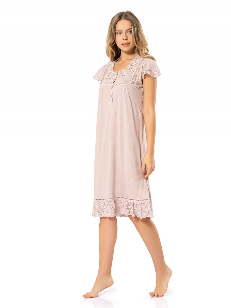 Ночная сорочка женская Turen 3284 розовая S
