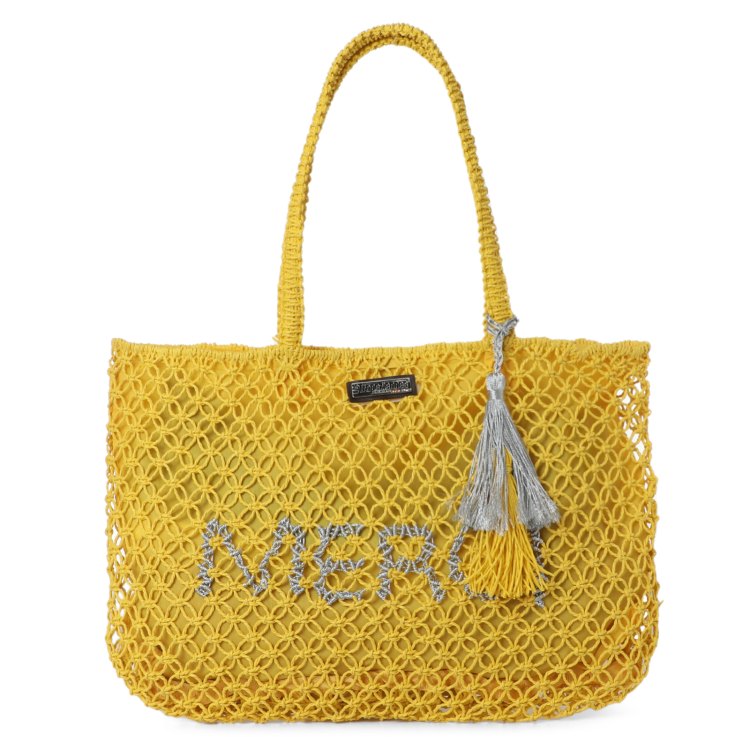 Пляжная сумка женская Les Tropeziennes CLI 01, желтая