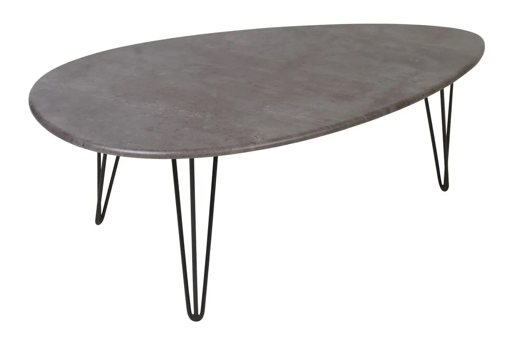 журнальный стол Калифорния мебель Шеффилд серый бетон