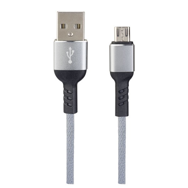 Кабель Perfeo USB2.0 A вилка - Micro USB вилка, серый, длина 1 м., бокс (U4806)