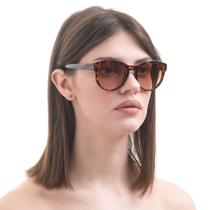 Солнцезащитные очки женские NoBrand коричневые