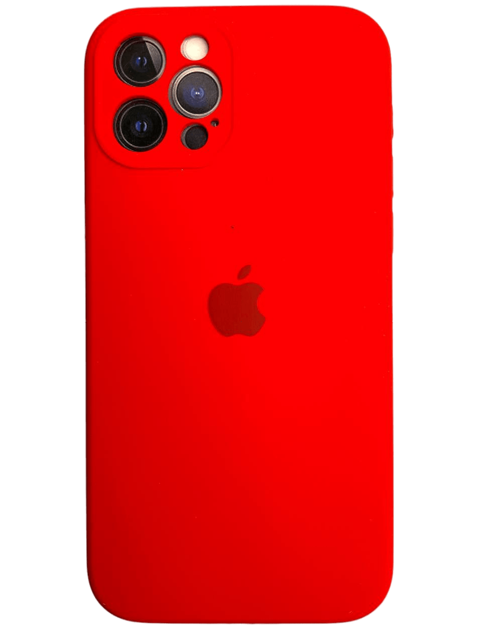 Чехол силиконовый для iPhone 12 Pro Max с защитой камеры