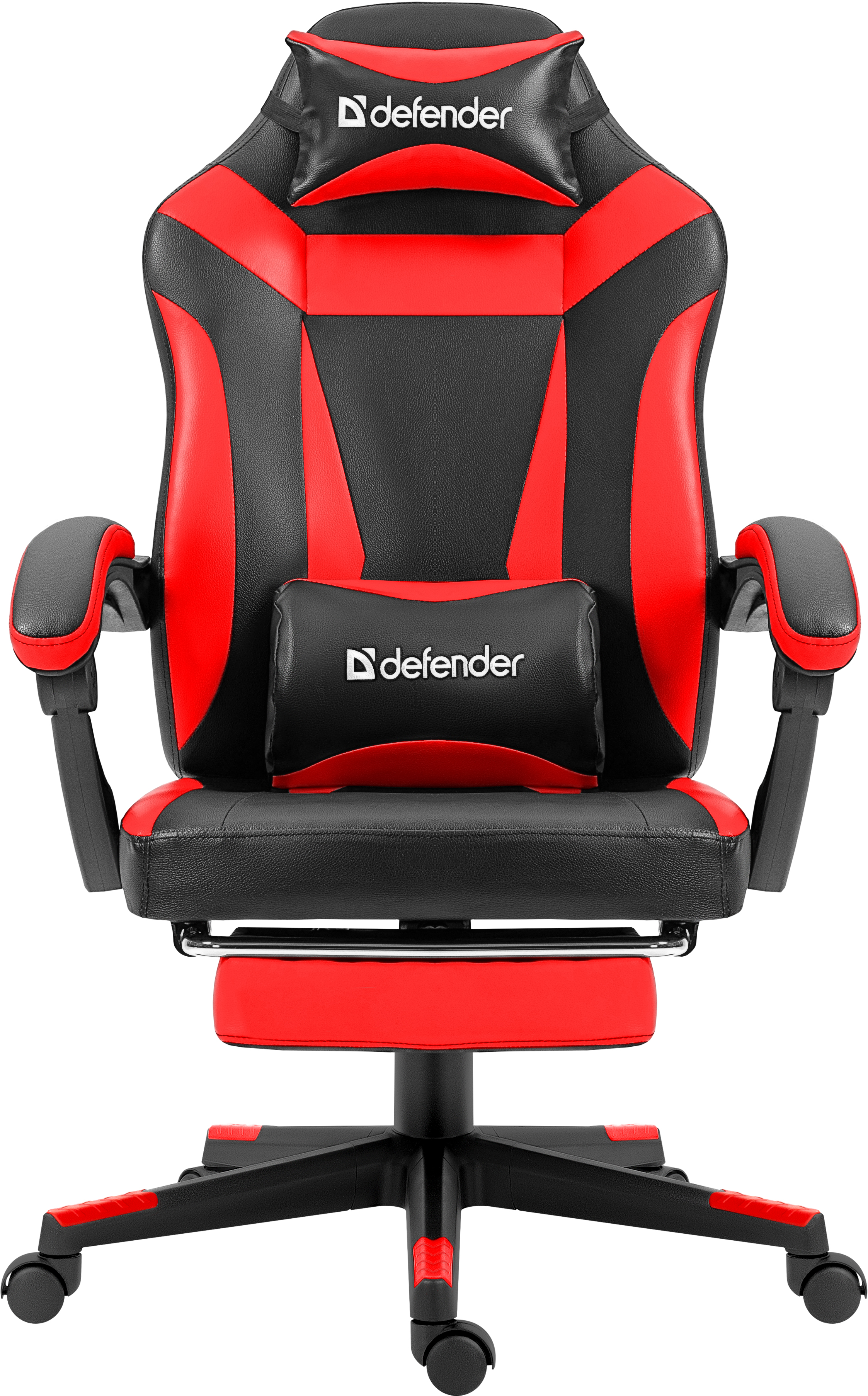 Игровое кресло DEFENDER Cruiser черный красный