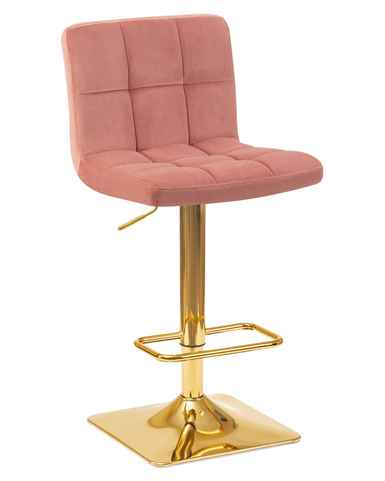 Барный стул DOBRIN GOLDIE 1 шт пудрово-розовый