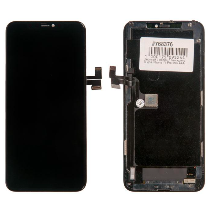 LCD Дисплей для Apple iPhone 11 Pro Max с тачскрином, OLED (черный)