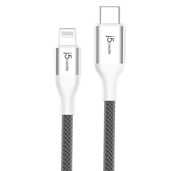 Кабель j5create USB-C - Lightning (JLC15W)