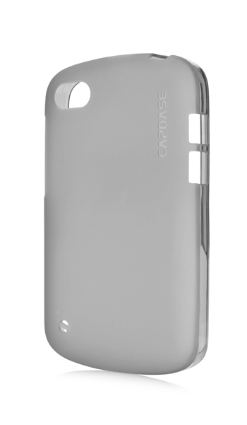 Чехол накладка TPU Capdase Soft Jacket для Blackberry Q10 - серый