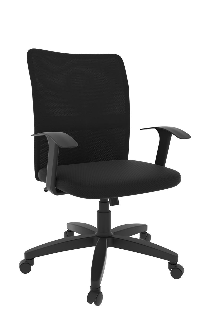 Офисное кресло Leo B black/Ткань сетка чёрная