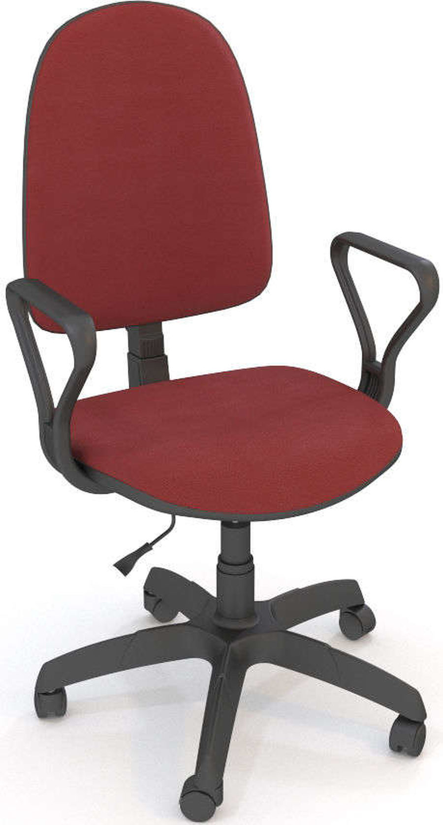 Офисное кресло Престиж самба плюс/Кожзам красный