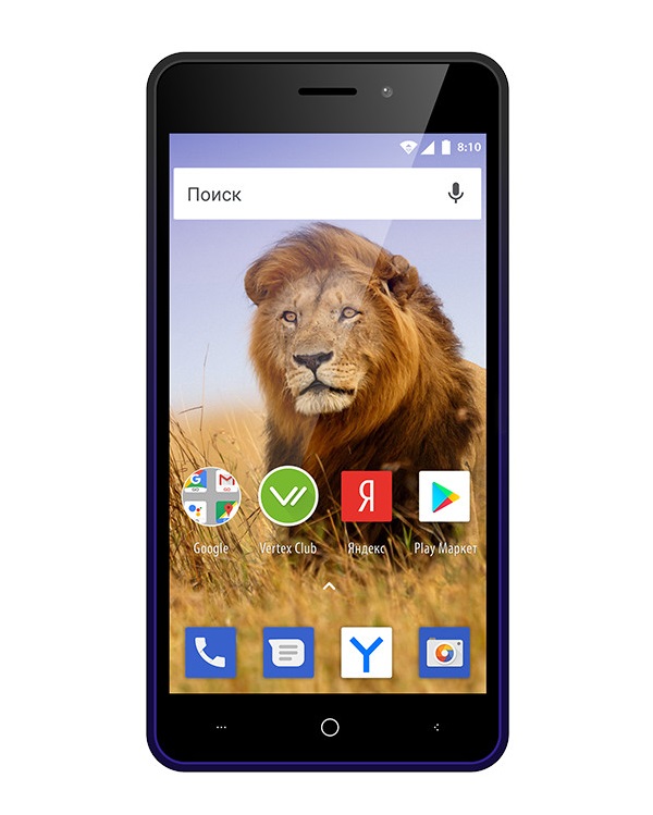 Смартфон Vertex Impress Lion 3G 1/8GB Dark Blue (VRX-VLN3-GDCDBLGR)