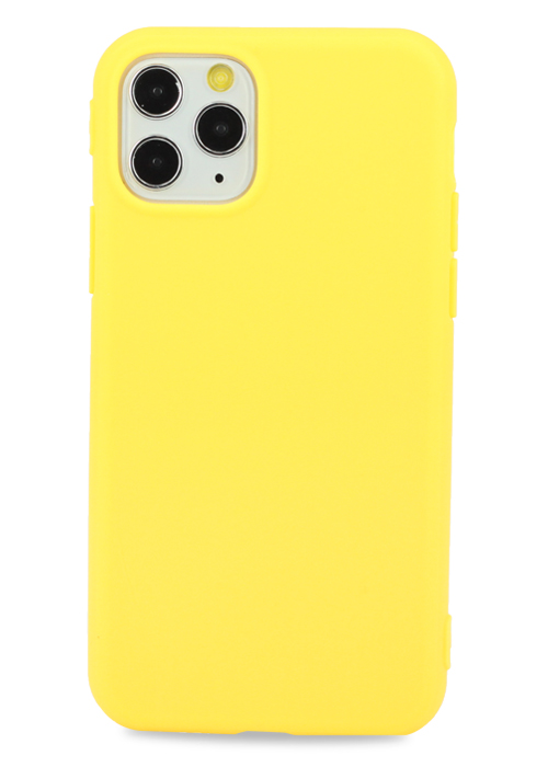 Чехол Pastila для iPhone 11Pro TPU Matte color/Yellow
