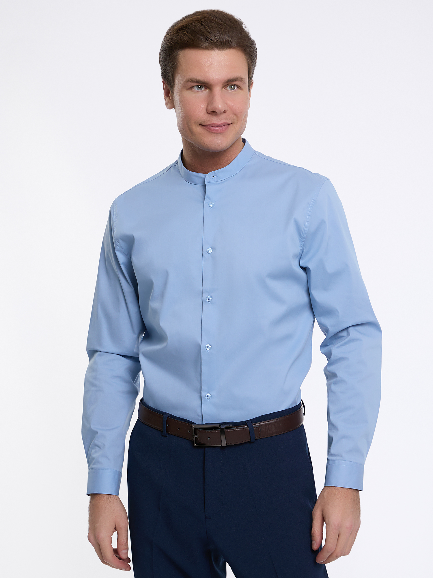 Рубашка мужская oodji 3B140004M синяя XL