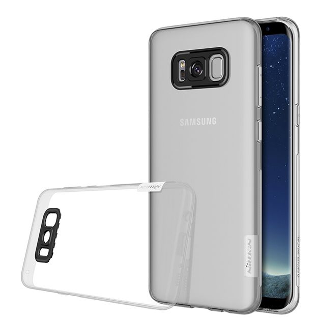 Силиконовый чехол 0.3мм для Samsung Galaxy G955 S8+ прозрачный в тех/уп.