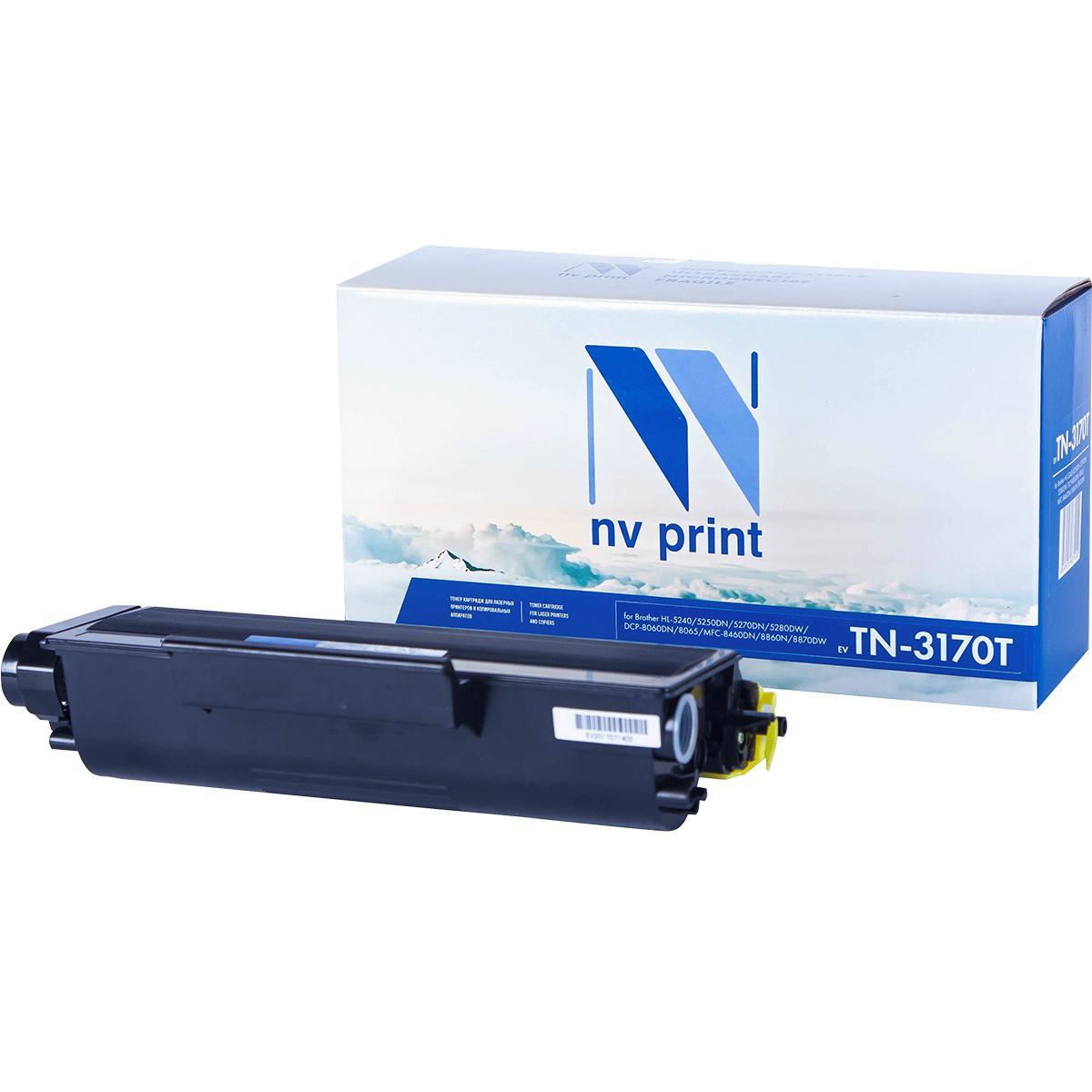 Картридж для лазерного принтера NetProduct N-TN-3170 Black, совместимый