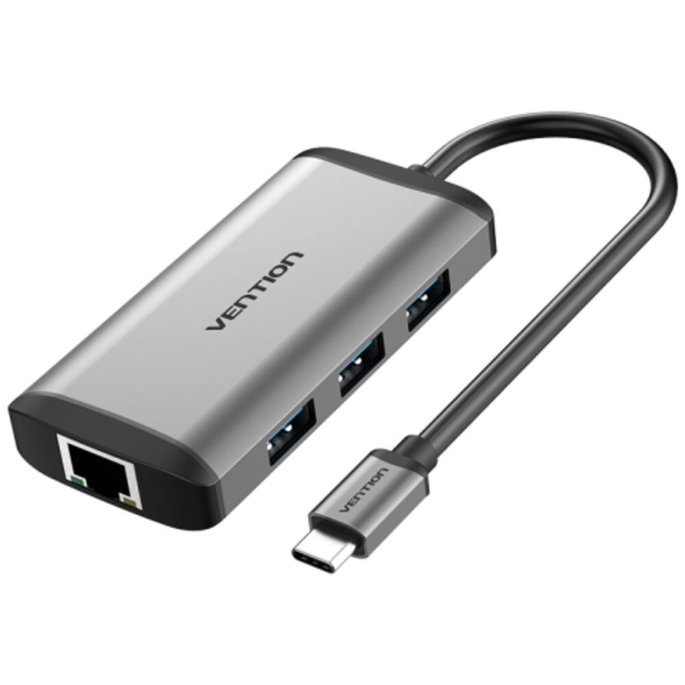 Разветвитель Vention USB Type C - USB вилка-розетка м TOOHB