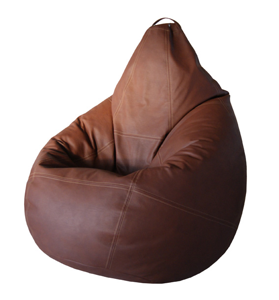 Кресло-мешок папа пуф boss коричневый 3xl 150x100