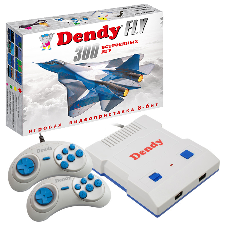 Игровая приставка Dendy Fly 300 игр