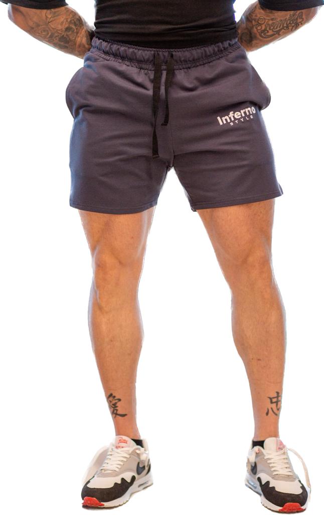 Спортивные шорты мужские INFERNO style Ш-007-001 серые S