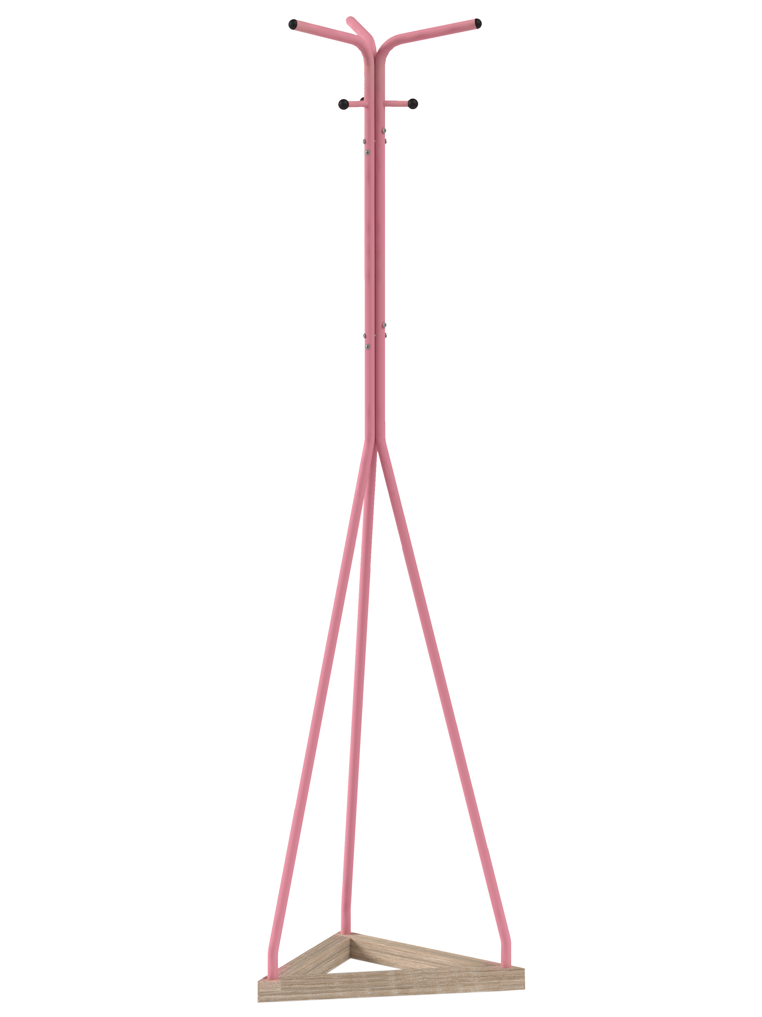 Вешалка напольная Мебелик Галилео 213 розовый/шимо