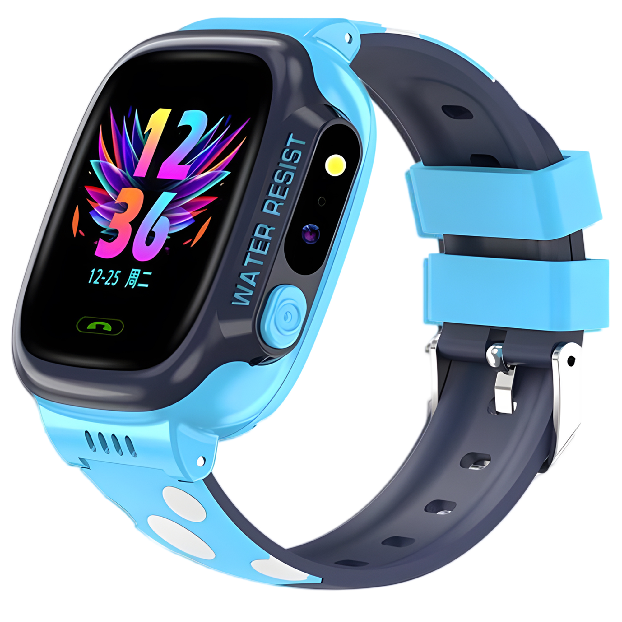 Детские смарт-часы Smart watch S&H Y92 черный/голубой (116814254)