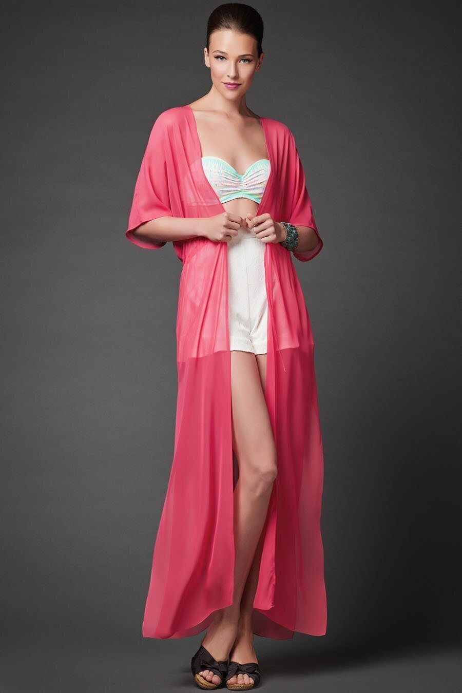 Платье женское Арт-Деко P-814 розовое 46 RU