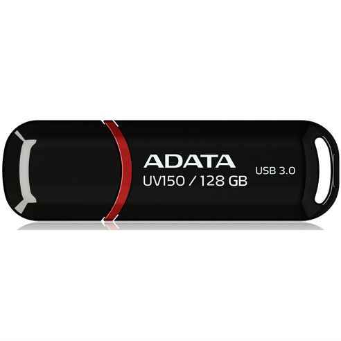 Флешка ADATA UV150 128ГБ Black (AUV150-128G-RBK)