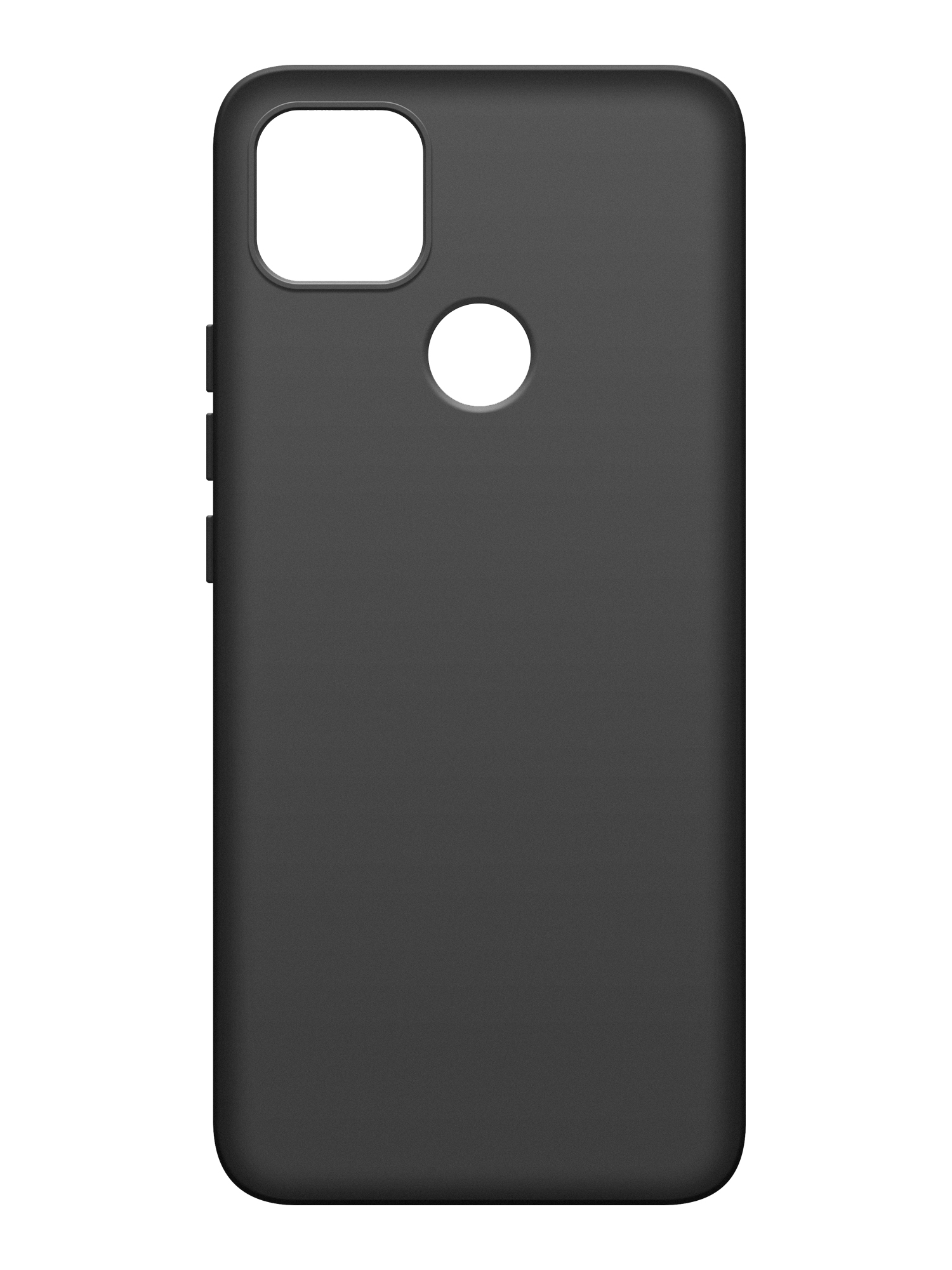 Чехол Brozo на Xiaomi Redmi 9C, силиконовый черный(матовый)