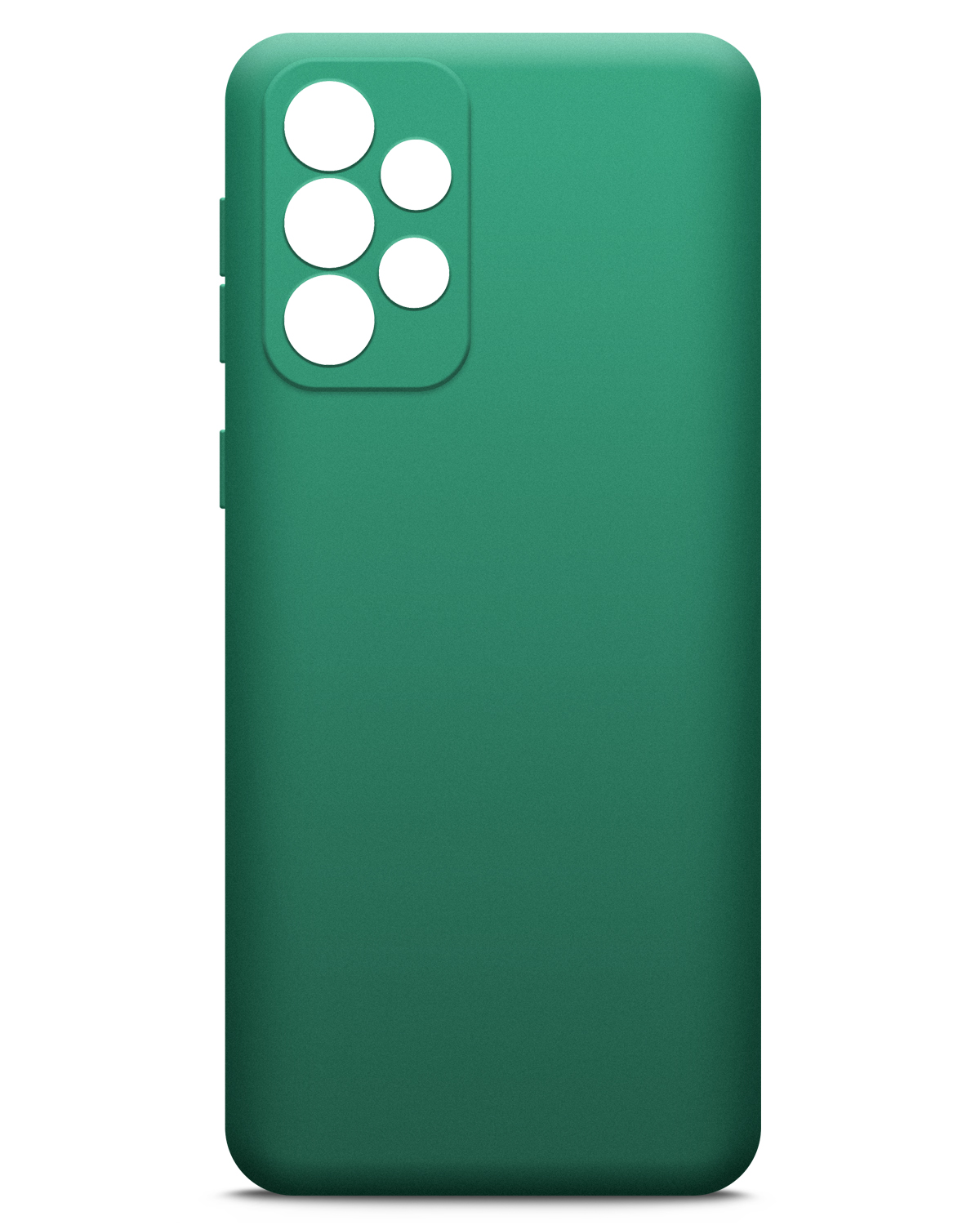Чехол Brozo на Samsung Galaxy A33, с силиконом Soft touch, зеленый опал