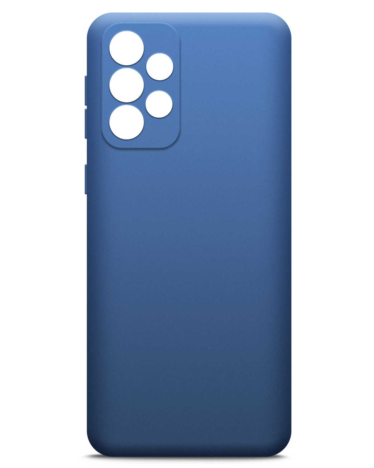 Чехол Brozo на Samsung Galaxy A33, с силиконом Soft touch, синий