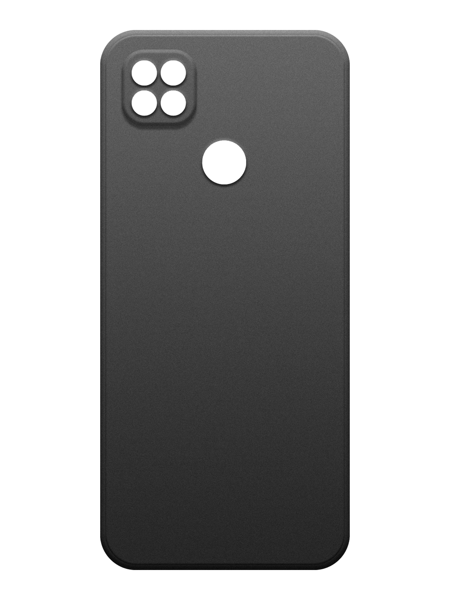 Чехол Brozo на Xiaomi Redmi 10A, с силиконом Soft touch, черный