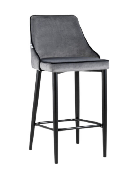 Полубарный стул Stool Group, серый
