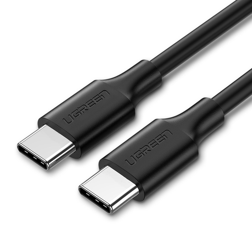 Кабель uGreen US286 (50997) USB 2.0 Type C to Type C Cable Nickel Plating 1 м черный