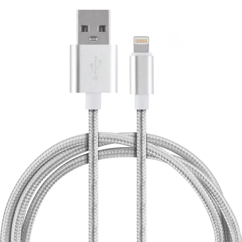 Кабель Energy ET-29-2 USB/Lightning, цвет - серебро