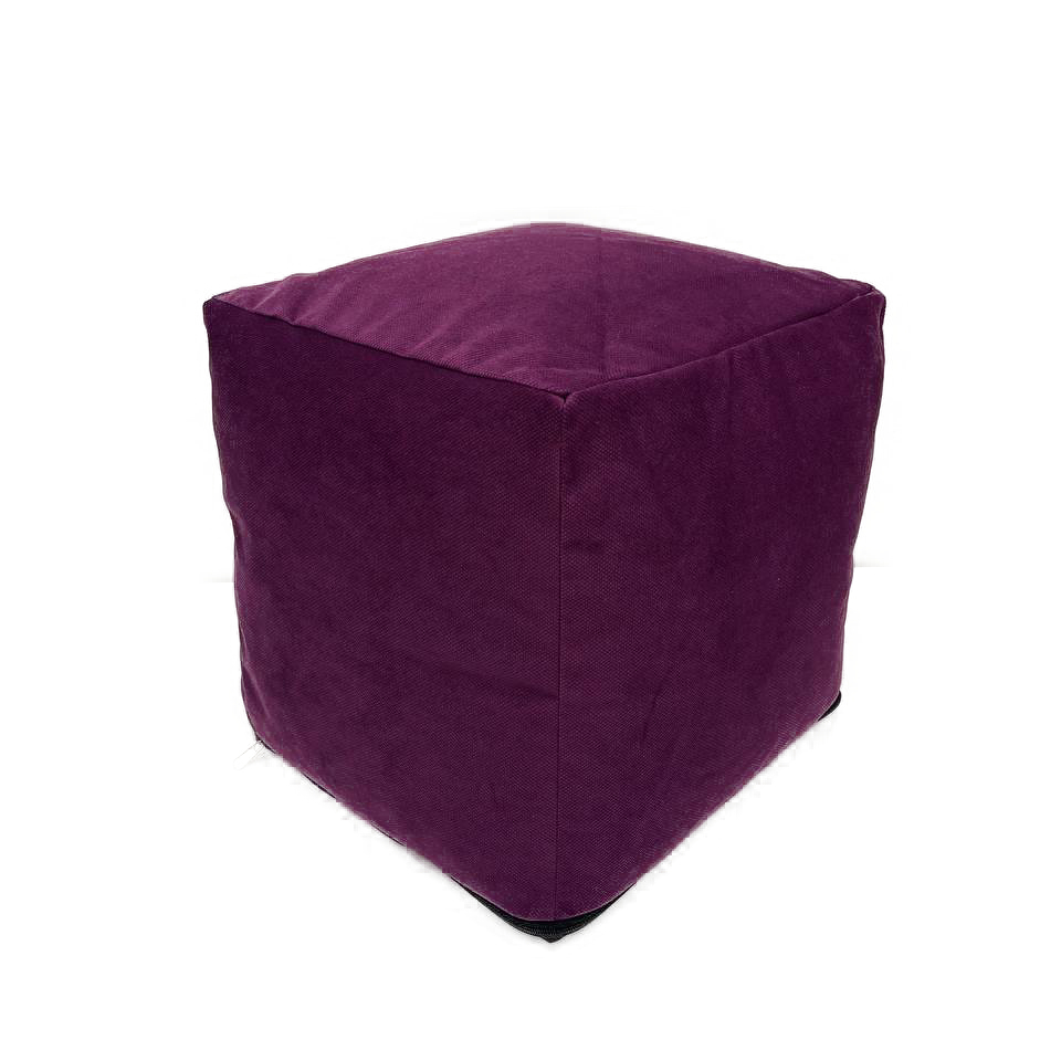 Кресло-мешок Пуфик кубик Kreslo-Puff Camaro 10 Фиолетовый Велюр