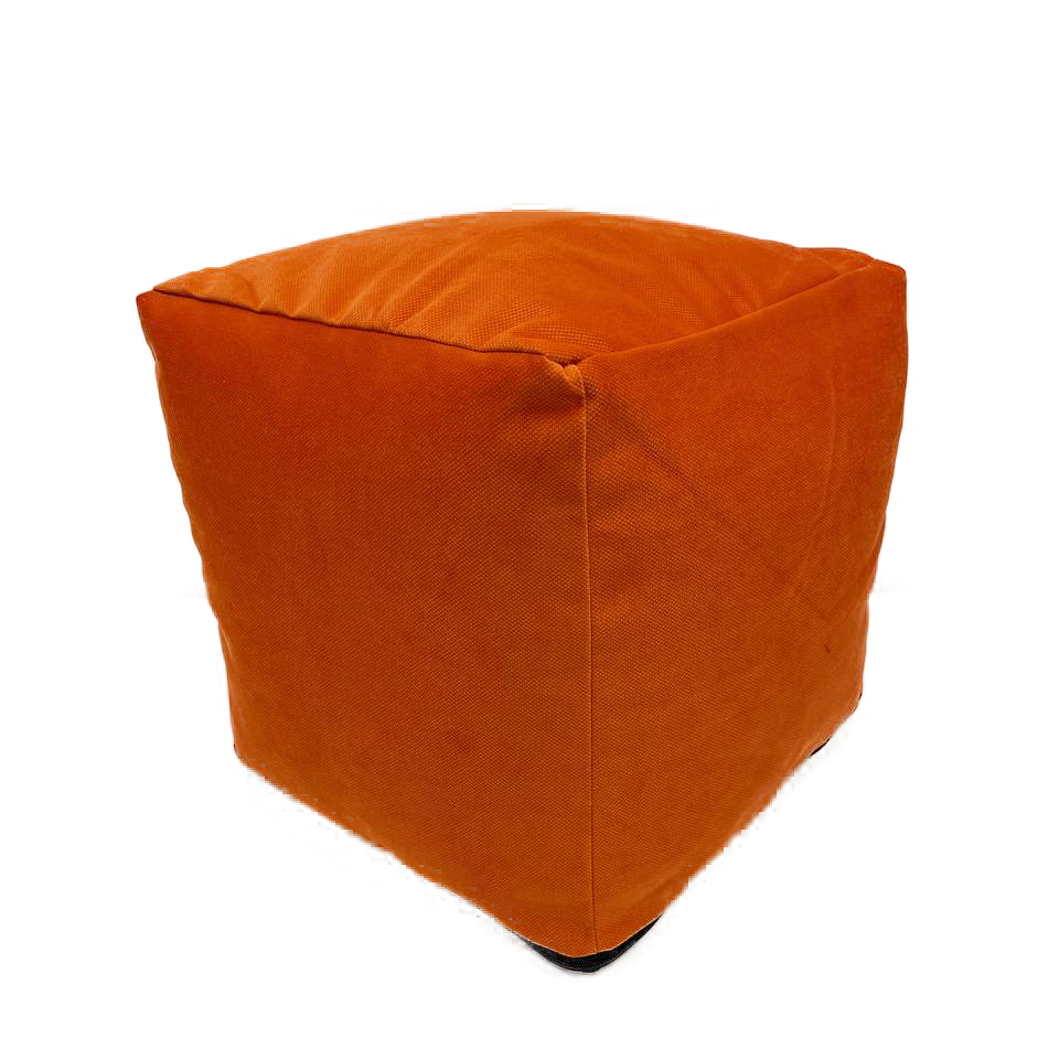 Кресло-мешок Пуфик кубик Kreslo-Puff Camaro 30 Оранжевый Велюр