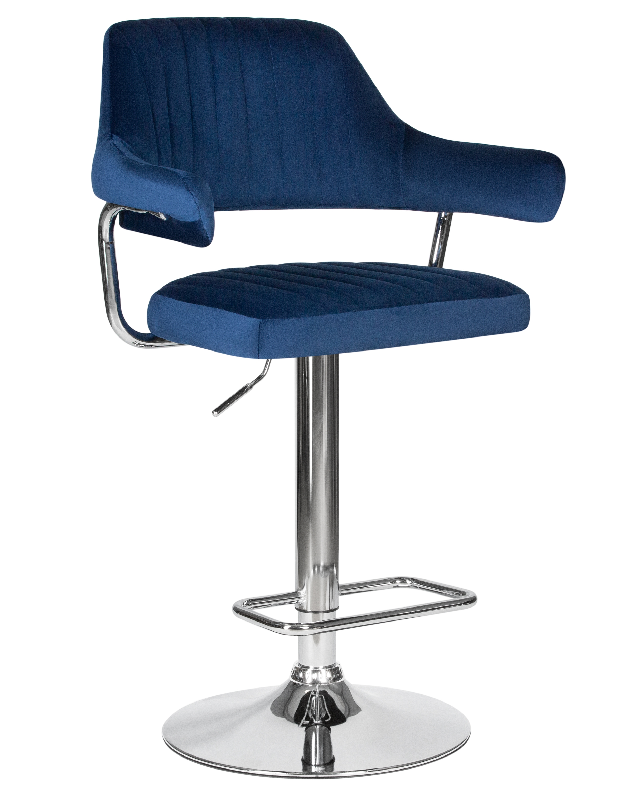 Барный стул Империя стульев CHARLY LM-5019 (MJ9-117), хром/синий