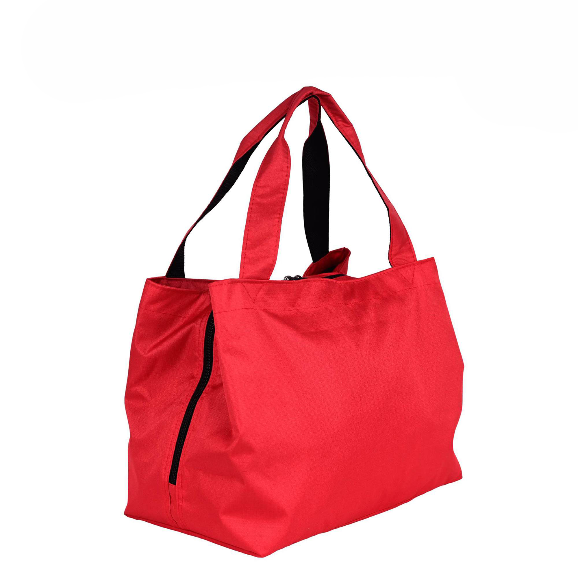 Дорожная сумка женская Polar П7077ж красная, 30x36x24 см