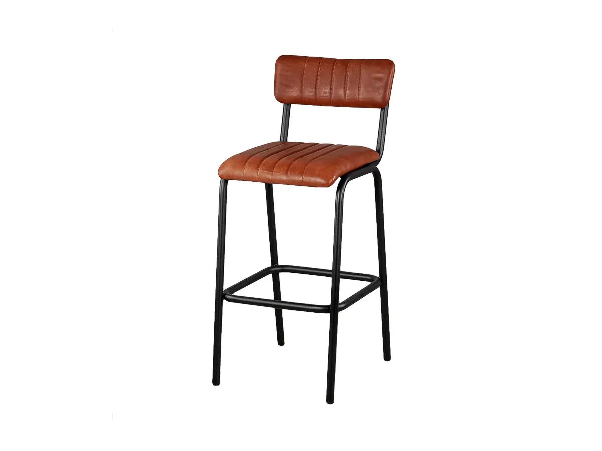 Барный стул Decor-of-today 1880, черный/оранжевый