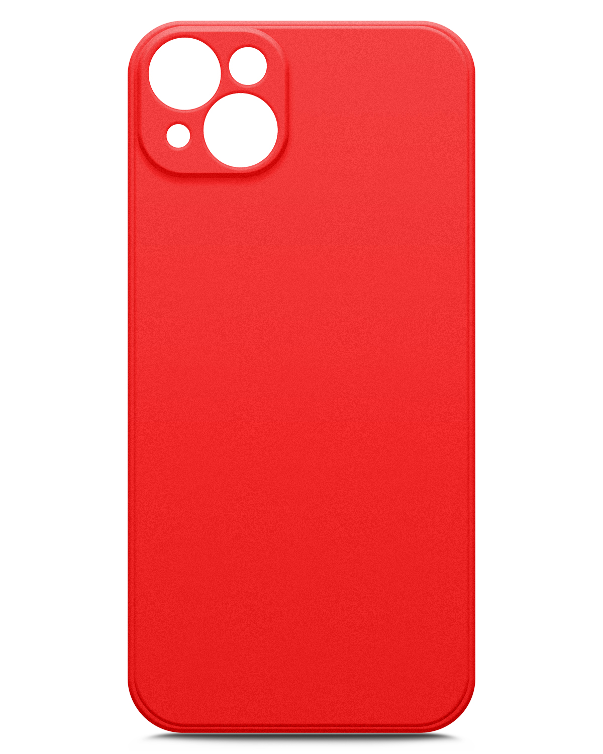 Чехол Brozo на Apple iPhone 14 Plus, с силиконом Soft touch, красный