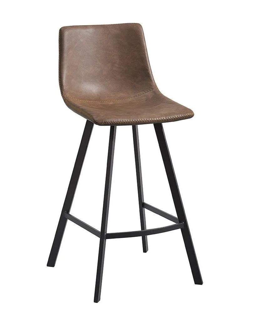 Барный стул ESF CQ-8307A-6 CQ-8307A-6коричневый2075, черный/коричневый